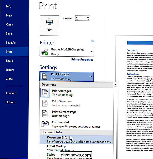Comment Imprimer Les Propri t s De Document Dans Word Phhsnews